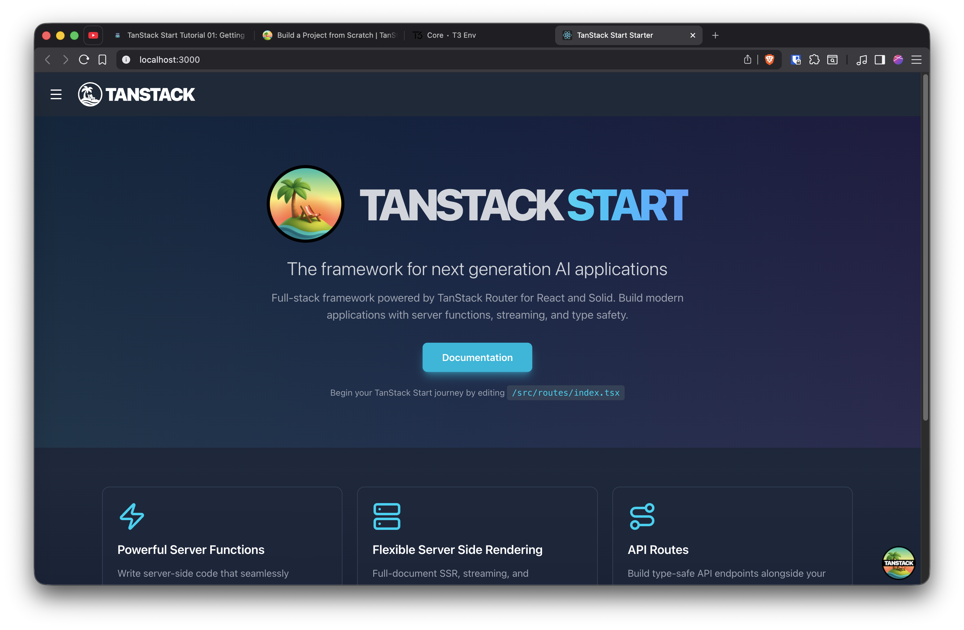 TanStack Start Tutorial 01: Installation and Routing · CodeStandUp 👨‍💻